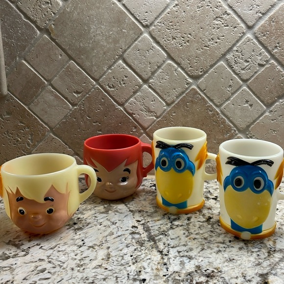 Flintstones | Dining | Flintstones Multiple Brand Vitamins Cups 2 Dino ...